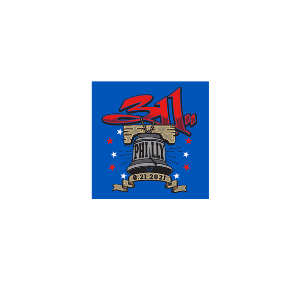 Philadelphia, PA Event Sticker 2021 Tour – 311 Official Store