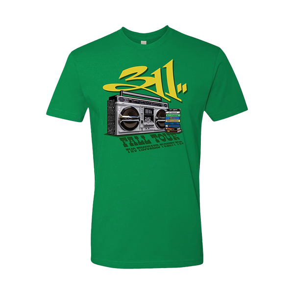 Fall Tour Boombox T-Shirt - 311 Official Store