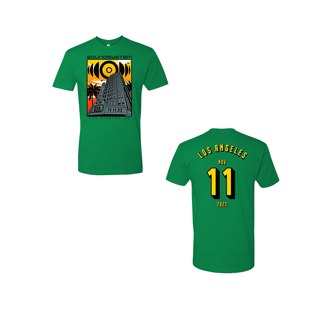 Los Angeles, CA Soundsystem 11/11 T-Shirt - 311 Official Store