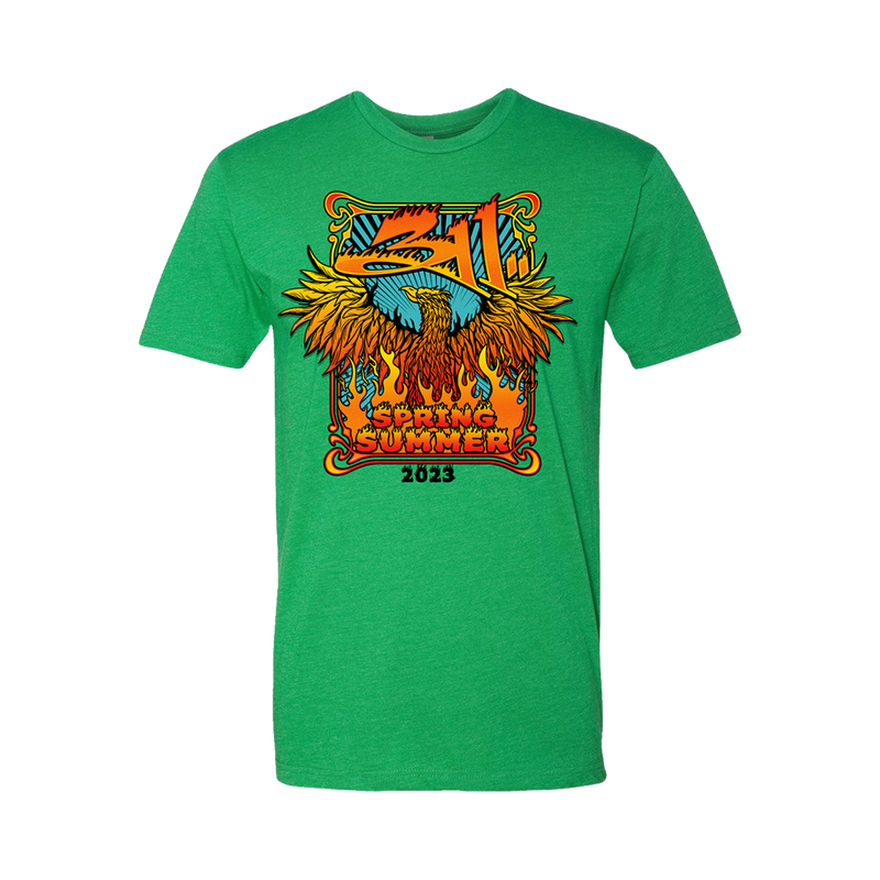 311 2023 Green Tour T-shirt - 311 Official Store